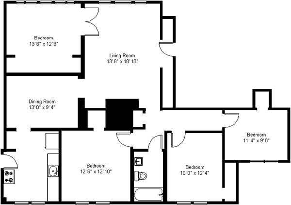 604 Walnut Ave. Apt. 14 - University Area Apartments 604 Walnut Ave. Apt. 14 - University Area Apartments